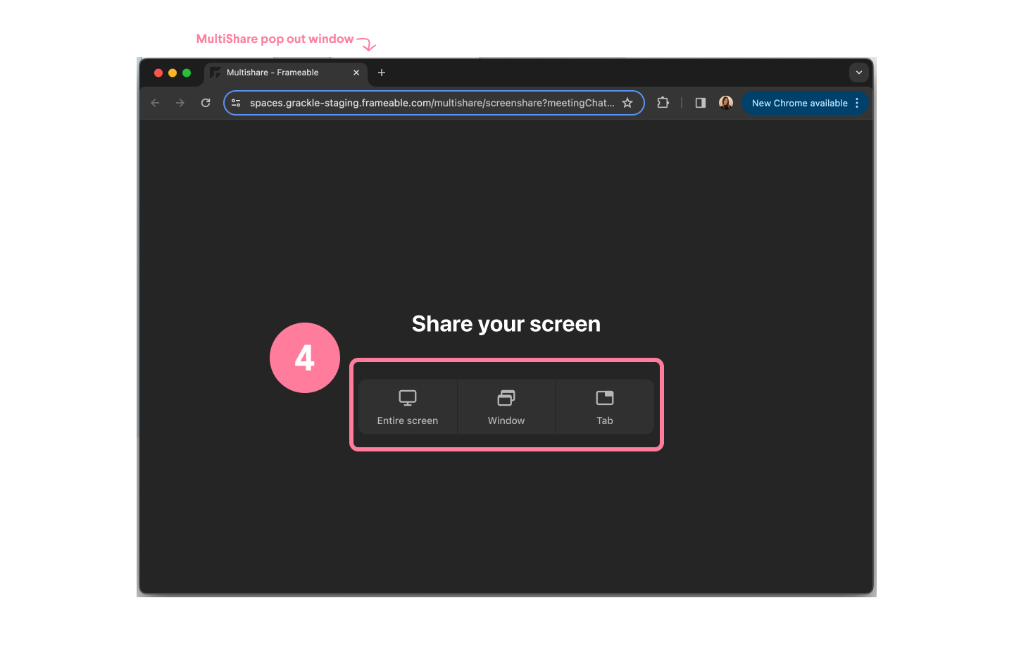 Using Multiscreen MultiShare